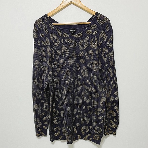torrid | Sweaters | Torrid Leopard Print Sweater 2x | Poshmark